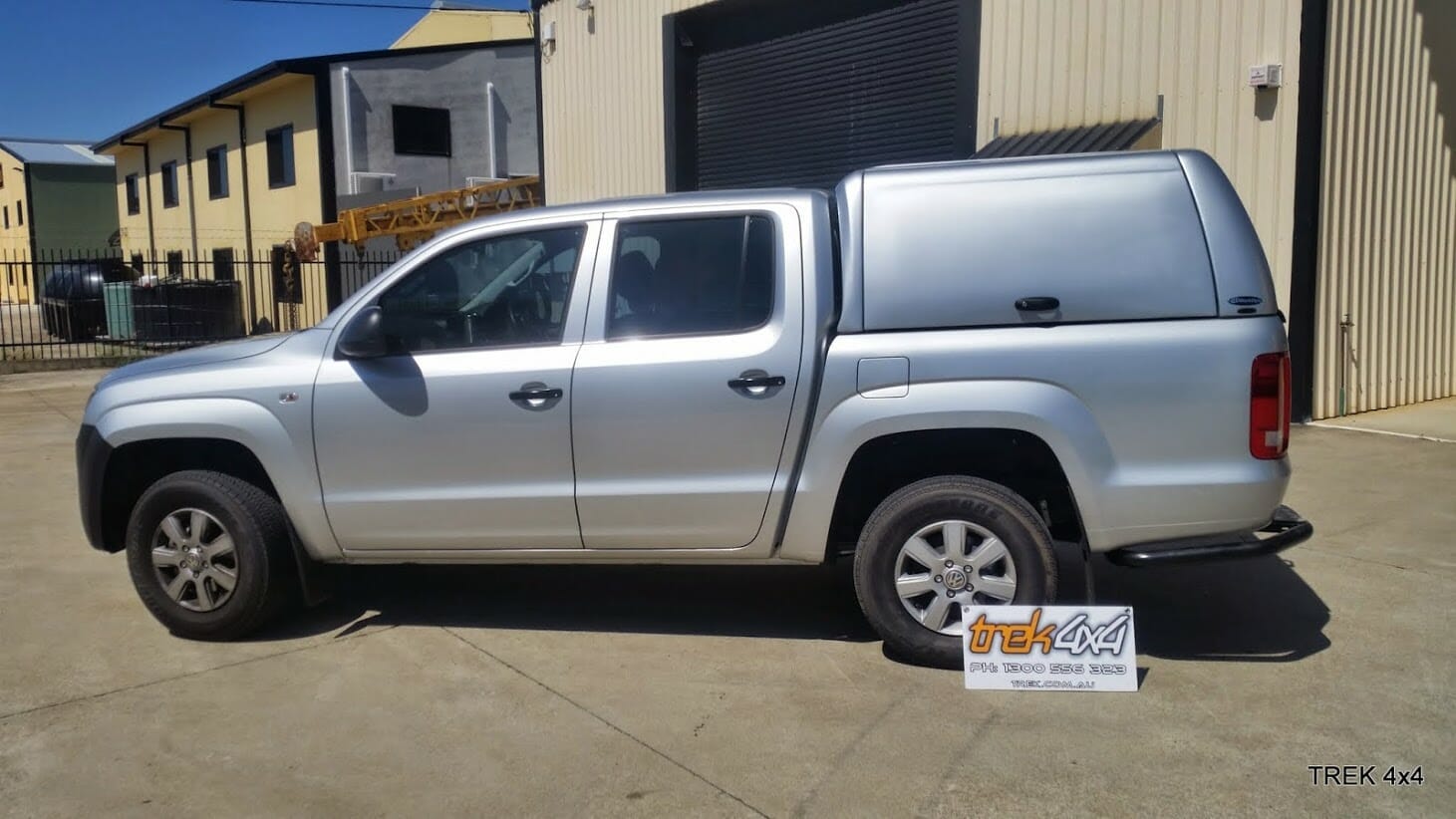 Amarok WORKSTYLE canopy Silver with Drawers side view – Canopies for ...